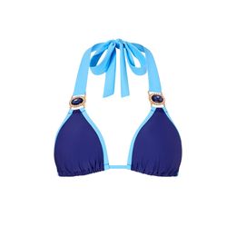 Moda Minx Bikinitop Damen Gr&ouml;&szlig;e 100 hellblau / dunkelblau