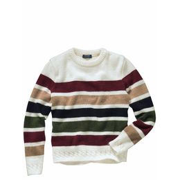 St. James Herren Damen-Pullover Andorre Beige 48 % Mohair, 36 % Polyacryl, 9 % Polyamid, 7 % Polyester