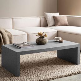 FineBuy Couchtisch 110 cm Wohnzimmertisch Sofatisch Gro&szlig; Kaffeetisch Rechteckig Zeitlos