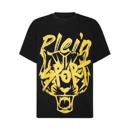 Plein Sport Shirt male size 5XL Yellow / Black