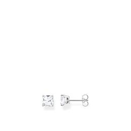 Thomas Sabo Ohrringe Damen Gr&ouml;&szlig;e 6 mm silber / transparent