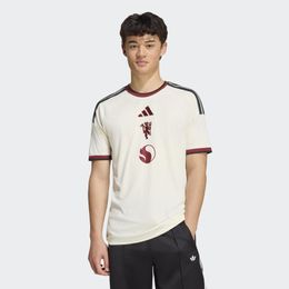 adidas Performance Trikot 'Manchester United 26/27' Herren Gr&ouml;&szlig;e XXS/XS burgunder / schwarz / wollwei&szlig;