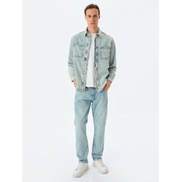 KOTON Jacke Herren Gr&ouml;&szlig;e S blue denim Sommerjacke