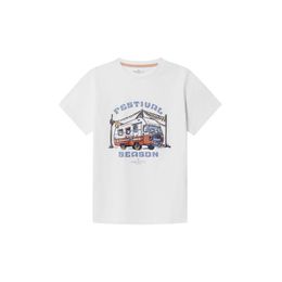 Hackett London Shirt 'Festival Camper' boy size 158 Dusty blue / Light red / Black / White