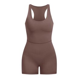 Smilodox Jumpsuit ' Aleyna ' Damen Gr&ouml;&szlig;e XL braun