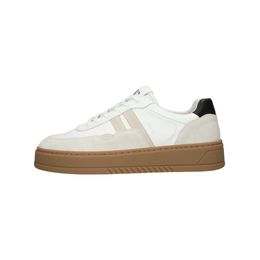 Blackstone Sneaker 'Garnet Koda' Herren Gr&ouml;&szlig;e 45 beige / schwarz / wei&szlig;