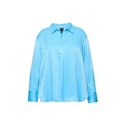 Ulla Popken Bluse Damen Gr&ouml;&szlig;e 5XL/6XL neonblau