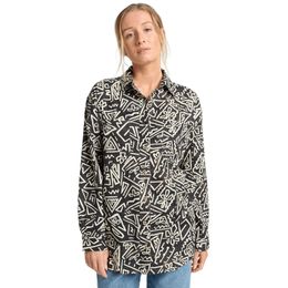 Billabong Bluse 'Be A Dream' Damen Gr&ouml;&szlig;e S creme / schwarzmeliert