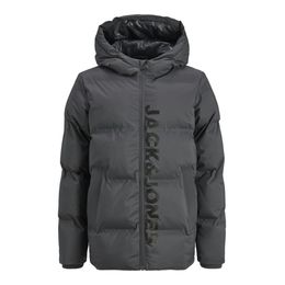 Jack & Jones Jack & Jones Winterjacke 'JJKAITO PUFFER' Jungen Gr&ouml;&szlig;e 176 grau / schwarz