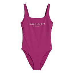 Marc O'Polo Marc O'polo Badeanzug ' Abstract Leaf ' Damen Gr&ouml;&szlig;e XS beere / dunkelpink