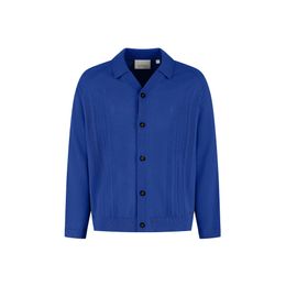 DSTREZZED Knit Cardigan 'Saint' male size M Cobalt blue