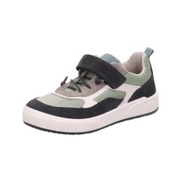 Superfit Sneaker 'Maverick' Jungen Gr&ouml;&szlig;e 27 grau / pastellgr&uuml;n / schwarz / wei&szlig;