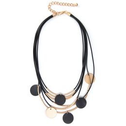 J. JAYZ Kette Damen Gr&ouml;&szlig;e One Size gold / schwarz