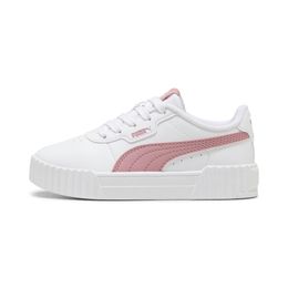 Puma Sneaker 'Carina 3.0' M&auml;dchen Gr&ouml;&szlig;e 29 altrosa / wei&szlig;