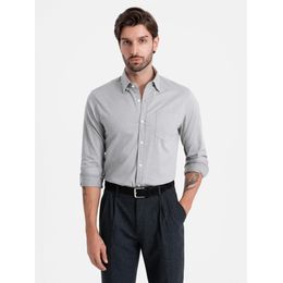 Ombre Hemd 'OM-SHCS-0174' Herren Gr&ouml;&szlig;e S grau