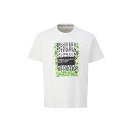 s.Oliver Men Big Sizes Shirt male size XXXL Yellow / Green / Black / White