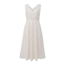 s.Oliver BLACK LABEL Kleid Damen Gr&ouml;&szlig;e 44 beige / gold / wei&szlig;