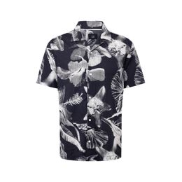 QS Button Up Shirt male size L Grey / Black