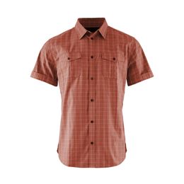 Hero Button Up Shirt 'Hector' male size XL Cognac / Coral