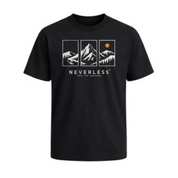 Neverless Shirt 'Berg' male size XS Black