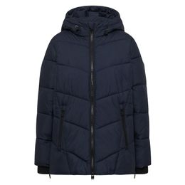 Cecil Puffer-Jacke in Midi-L&auml;nge mit Kapuze Damen Gr&ouml;&szlig;e S blau