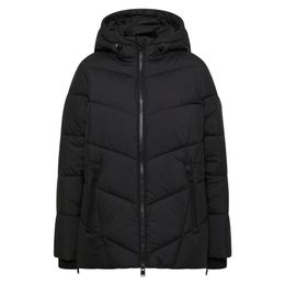 Cecil Puffer-Jacke in Midi-L&auml;nge mit Kapuze Damen Gr&ouml;&szlig;e L schwarz