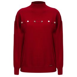 Influencer Pullover Damen Gr&ouml;&szlig;e M rot