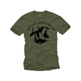 MAKAYA Shirt 'BornChiller' male size 5XL Green