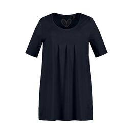 Ulla Popken Shirt female size 7XL/8XL marine blue
