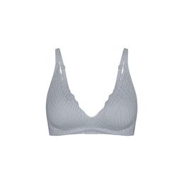 Sloggi B&uuml;gelloser BH ' Blue ZERO Feel Bliss THE UP ' Damen Gr&ouml;&szlig;e 100/110 grau