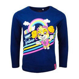 PAW PATROL Shirt 'PAW PATROL' M&auml;dchen Gr&ouml;&szlig;e 110 dunkelblau