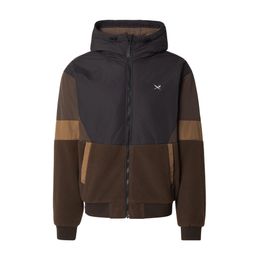 Iriedaily Jacke 'Get on Deck' Herren Gr&ouml;&szlig;e S braun / mokka / schwarz Sommerjacke