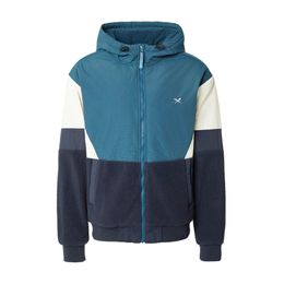 Iriedaily Jacke 'Get On Deck' Herren Gr&ouml;&szlig;e L ecru / navy / cyanblau Sommerjacke