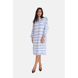 Elara Kleid Damen Gr&ouml;&szlig;e S/M hellblau / wei&szlig;