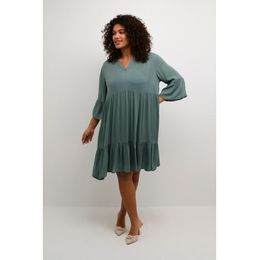 KAFFE curve Kleid KCmariana A-shape in Dusty Jade | Gr.: 52