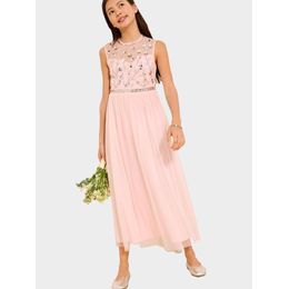 Lipsy Kleid M&auml;dchen Gr&ouml;&szlig;e 166 rosa / silber