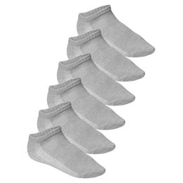 Footstar Sportsocken 'Perfect Fit' Damen Gr&ouml;&szlig;e 39/42 grau