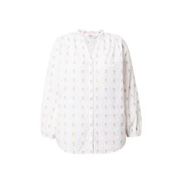 Studio Untold Bluse Damen Gr&ouml;&szlig;e 5XL/6XL hellbeige / wei&szlig;