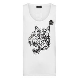 Plein Sport Tanktop 'Tiger' Herren Gr&ouml;&szlig;e S schwarz / wei&szlig;