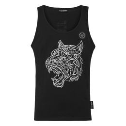 Plein Sport Shirt 'Tiger' male size M Black / White