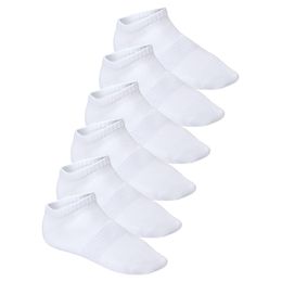 Footstar Sportsocken 'Perfect Fit' Damen Gr&ouml;&szlig;e 39/42 wei&szlig;