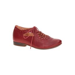 Think! Lace-Up Shoes 'Think Guad Damen Schn&uuml;r Schuhe rot rosso gelocht 565' female size 36 Red