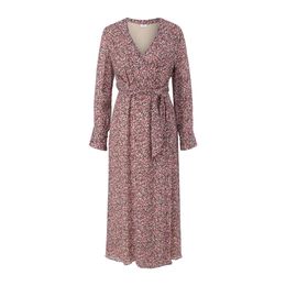 s.Oliver BLACK LABEL Kleid Damen Gr&ouml;&szlig;e 48 beige / pink / schwarz / wei&szlig; Sommerkleid