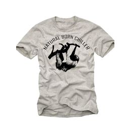 MAKAYA Shirt 'BornChiller' male size XXXL Graphite