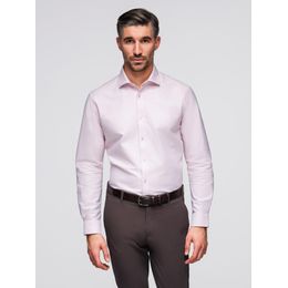 Ombre Hemd 'OM-SHOS-0183' Herren Gr&ouml;&szlig;e XL rosa