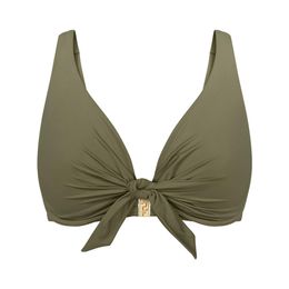Triumph Bikini Top ' Summer Twist ' female size 80 Khaki
