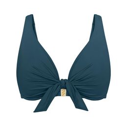 Triumph Bikini Top ' Summer Twist ' female size 80 Petrol / Dark green