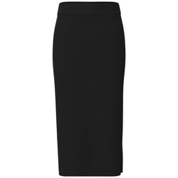 Street One Studio Midirock mit seitlichem Schlitz Damen Gr&ouml;&szlig;e 44 schwarz
