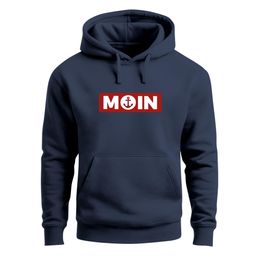 Neverless Sweatshirt 'Moin Anker' male size S Navy