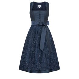 Trachtenhof N&uuml;bler Dirndl 'Midi Dirndl Kerala' female size 50 Blue